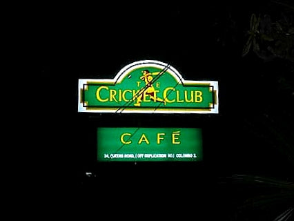 Cricket Club Cafe | Colombo | Sri Lanka | Australian Cricket Tours